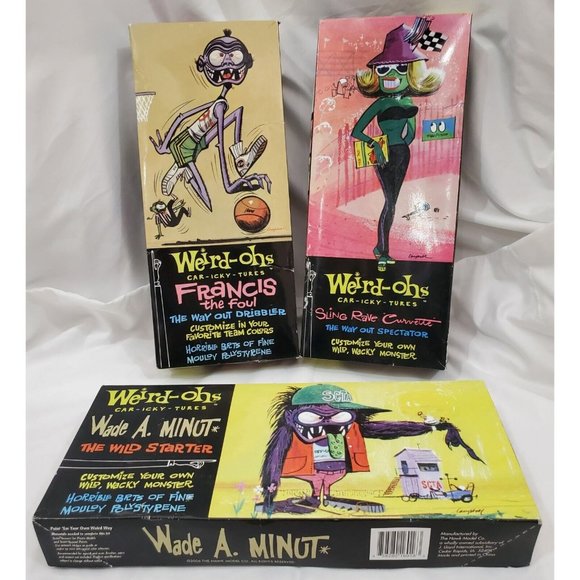 Tony Hawk | Toys | 3 Hawk Weirdohs Model Kits Sling Rave Curvette Wade ...